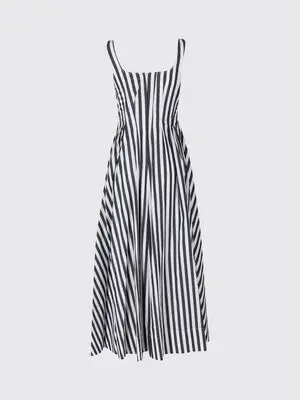 Sportmax Midi Striped Cotton Dress