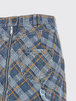 VIVIENNE WESTWOOD Asymmetric Tartan Mini Skirt