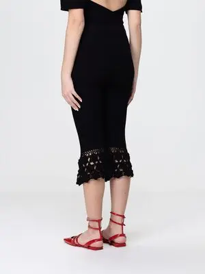 GANNI Organic Cotton Cropped Trousers