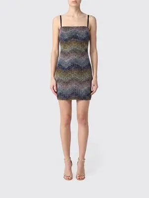 Missoni Zig-zag Pattern Viscose Blend Mini Dress - Multicolor