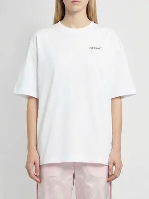 Off-White Half Arrow Skate Cotton Logo T-shirt