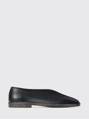 LEMAIRE Leather Ballerina Flats - Black