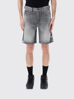 DIESEL® Distressed Denim Shorts - Grey