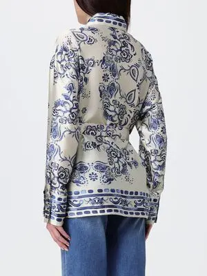 Liu Jo Floral Print Satin Shirt