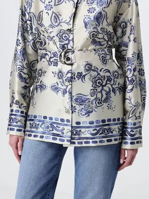 Liu Jo Floral Print Satin Shirt
