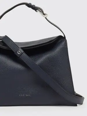 Orciani Hammered Leather Trinity Bag