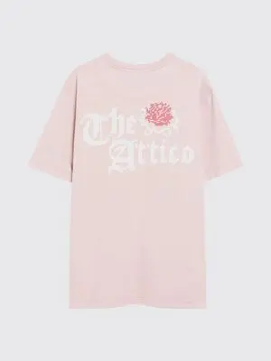 Attico Oversized Cotton T-shirts With Logo