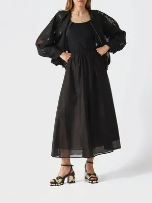 MEIMEIJ Embroidered Fil Coupe Jacquard Bomber Jacket