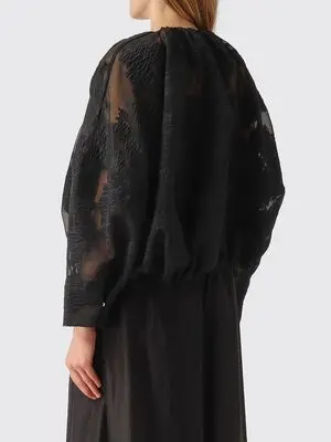 MEIMEIJ Embroidered Fil Coupe Jacquard Bomber Jacket