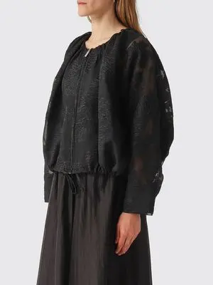 MEIMEIJ Embroidered Fil Coupe Jacquard Bomber Jacket