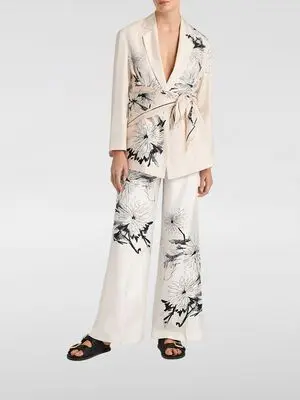 Momoni Printed Silk Single-breasted Blazer