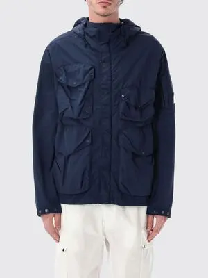 C.P. COMPANY Goggle Jacket In Flatt Nylon - Blue
