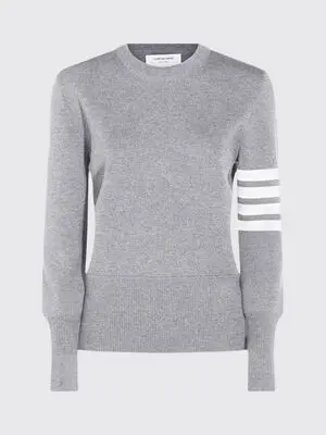 Thom Browne Virgin Wool Sweater - Grey