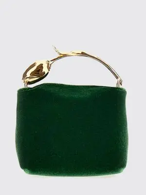 Erdem Velvet Mini Bag With Gold Tone Detailing