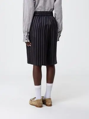Dries Van Noten Striped Cupro Shorts
