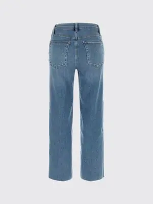 FRAME Mellow High-waisted Straight Jeans In Cotton Denim