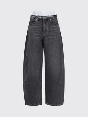 Alexander Wang Baggy Regenerated Denim Jeans - Black