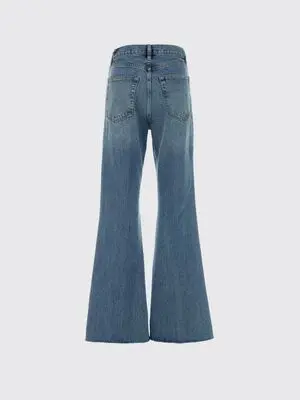 FRAME The Lax High-waisted Flared Jeans In Cotton Denim