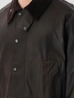 Barbour Bedale Waxed Cotton Jacket With Corduroy Collar - Green