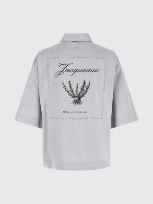 Jacquemus Cotton Casual Shirt With Logo Print