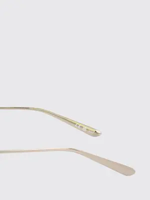 Balenciaga Rectangular Aviator Metal Sunglasses With Monogram Logo
