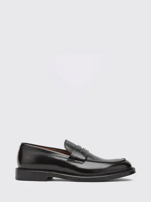 DOUCAL'S Penny Loafers In Brushed Calfskin - Ebony
