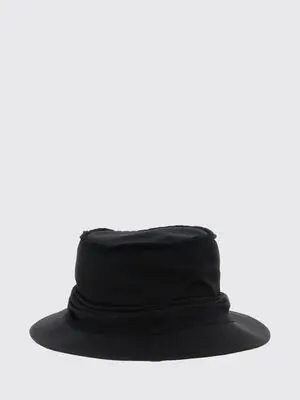 Yohji Yamamoto Wool Gabardine Bucket Hat With Medium Brim