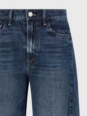 MOTHER High-waisted Knee-length Denim Shorts With Five-pocket Design
