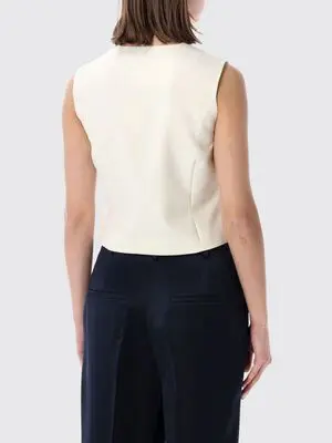 ANINE BING Slim Fit Wool-blend Tailored Vest