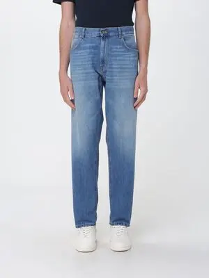 DONDUP Cotton Denim Straight Jeans - Blue