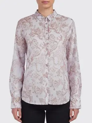 FORTE_FORTE Liberty Print Cotton Shirt - Violet