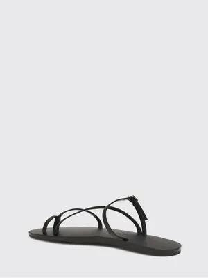 Manebí Giorgia Calfskin Leather Thong Sandals With Ankle Strap