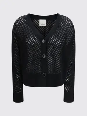 ALLUDE Open-knit Wool And Cashmere-blend V-neck Cardigan