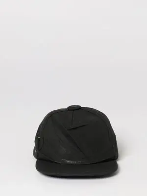 MAISON MARGIELA Crinkled Cotton Twill Cap With Smoky Glitter