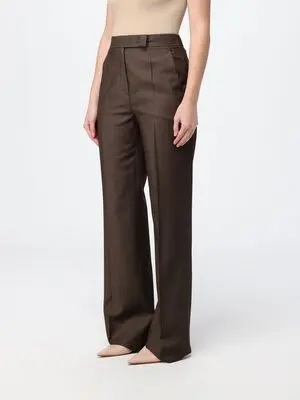 Max Mara Mid-rise Straight-leg Tailored Linen-blend Pants