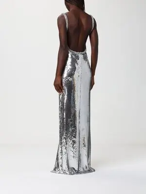 Rebecca Vallance Olympia Sequin Maxi Dress With Jeweled Straps