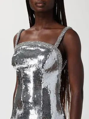Rebecca Vallance Olympia Sequin Maxi Dress With Jeweled Straps