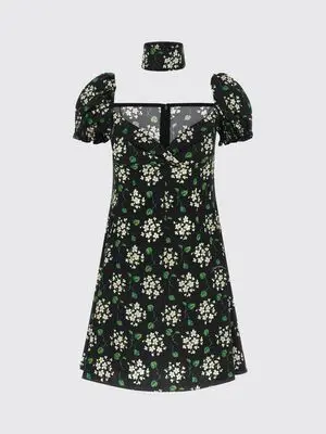 Dolce & Gabbana Printed Stretch Silk Mini Dress