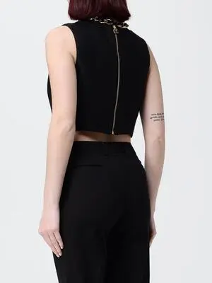 Elisabetta Franchi Viscose Top With Jewel Neckline