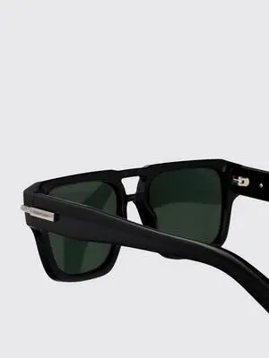 FERRAGAMO Rectangular Double Bridge Acetate Aviator Sunglasses