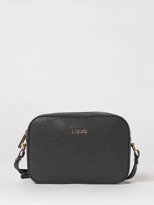 Liu Jo Saffiano Synthetic Leather Bag - Black