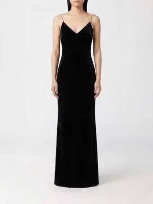 TOM FORD Long Evening Gown With Jeweled Straps