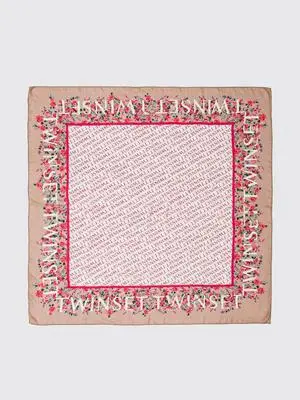 TWINSET Modal Scarf With Floral Print - Multicolor