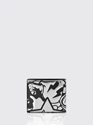 Philipp Plein Smile Calf Leather Wallet