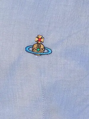 VIVIENNE WESTWOOD Cotton Blend Shirt With Peter Pan Collar