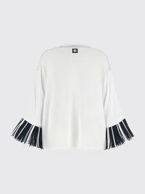 Jacquemus Long-sleeved Cotton T-shirt With Back Logo