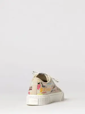 Marc Jacobs Punk Scribble Canvas Lace-up Sneakers