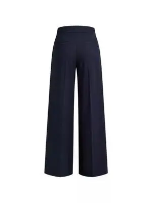 SA SU PHI Bogart Pleated Wide-leg Trousers - Blue