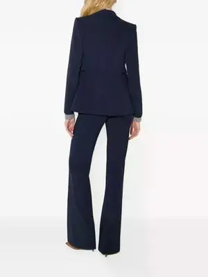 Elisabetta Franchi Palazzo Trousers In Stretch Crêpe