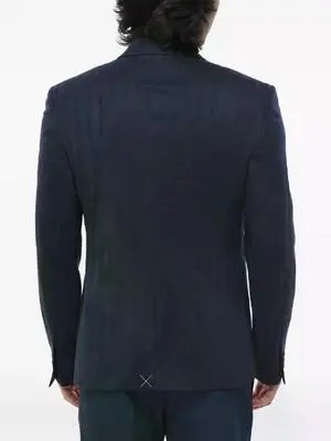 Off-White Jacquard Double-breasted Blazer